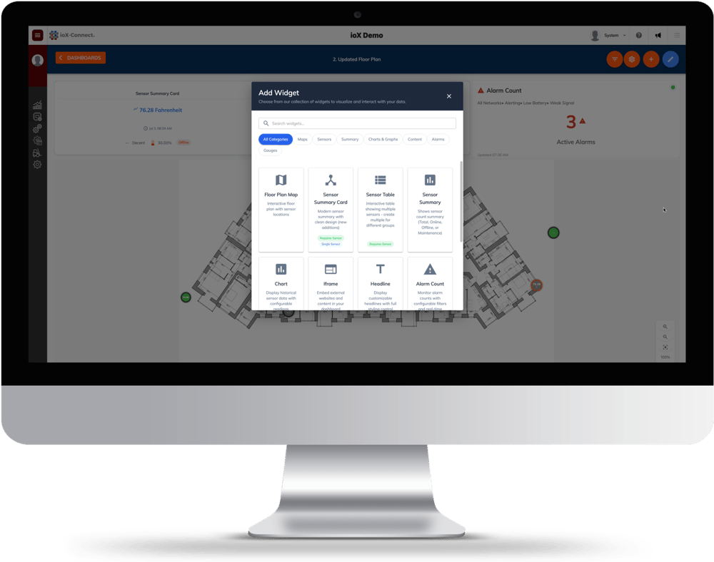 IoX-Connect Dashboards & Widgets | Visualize Your IoT Data