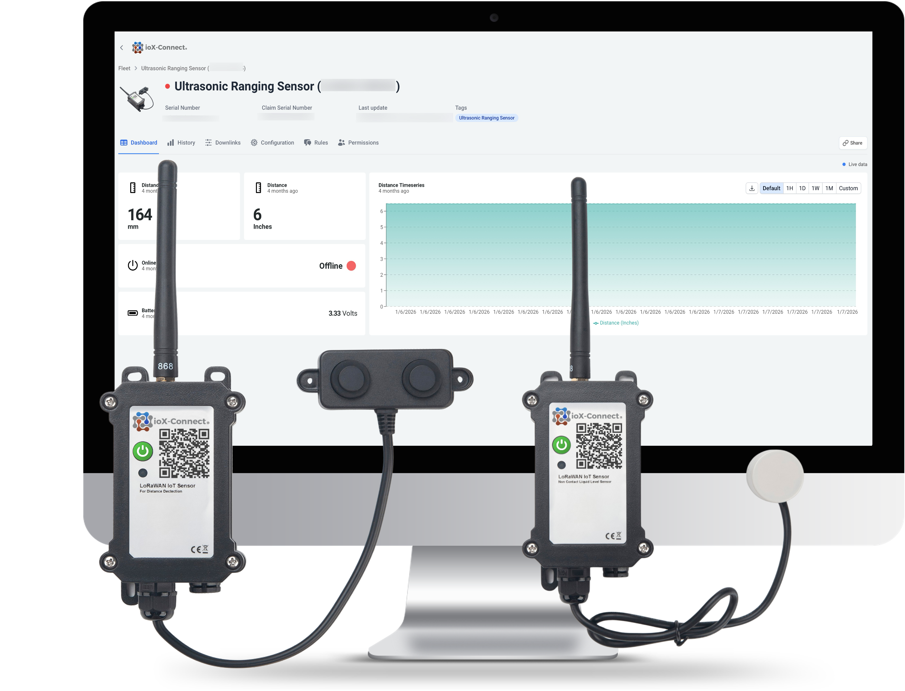 LoRaWAN Ultrasonic Ranging Sensors for Distance & Level Monitoring
