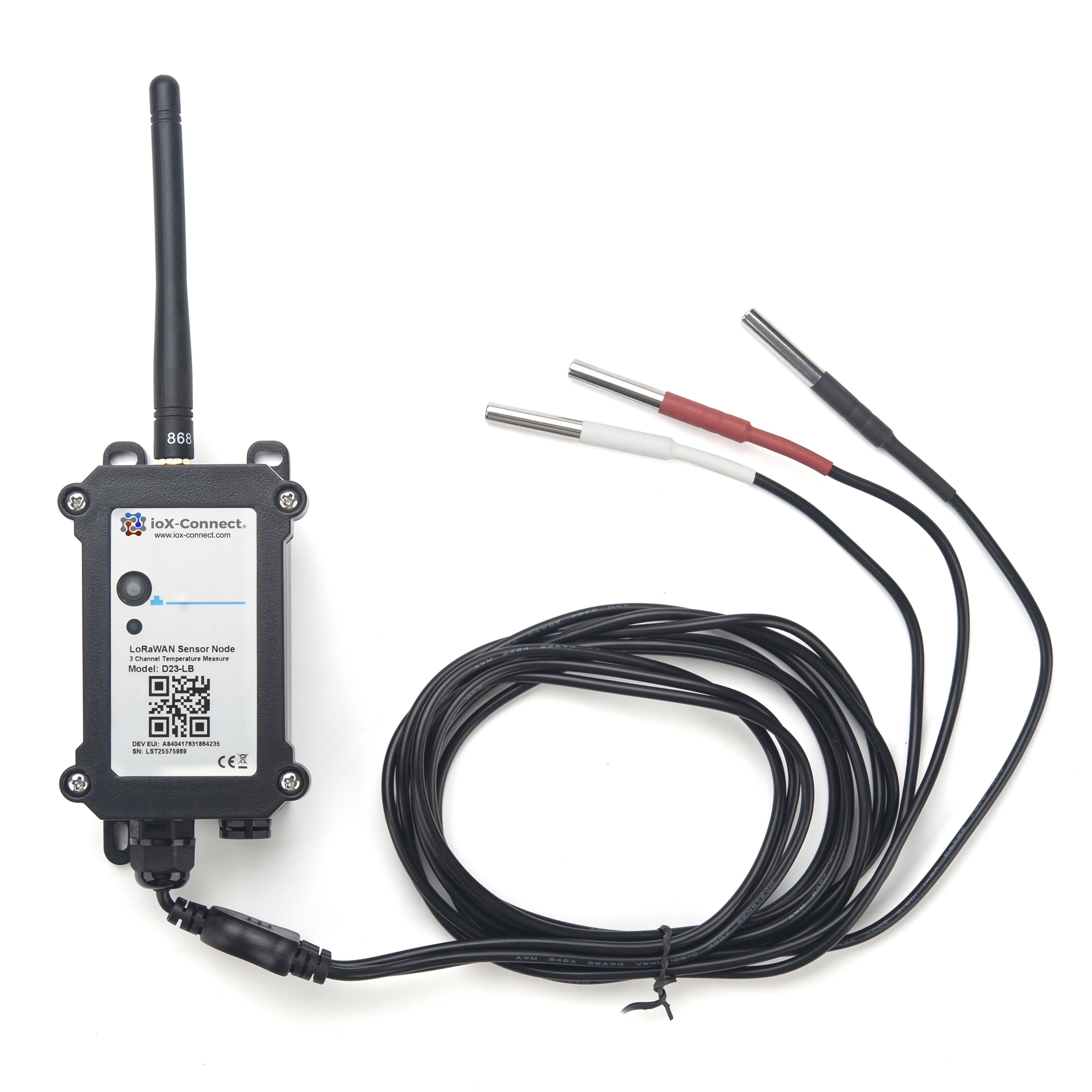 LoRaWAN Temperature Sensors | Industrial, Cold Chain & HVAC | ioX-Connect
