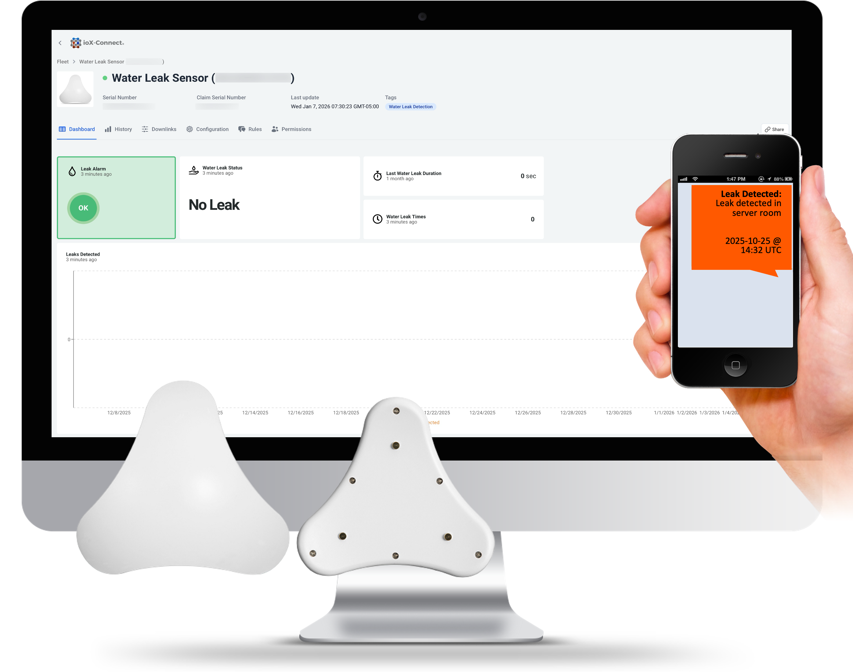 LoRaWAN Commercial Water Leak Sensor for Reliable Leak Detection